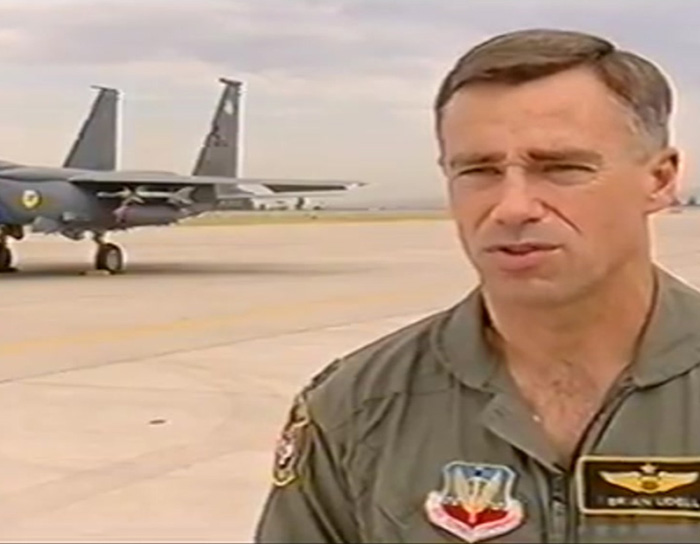 Ejecting from a jet at supersonic speed.