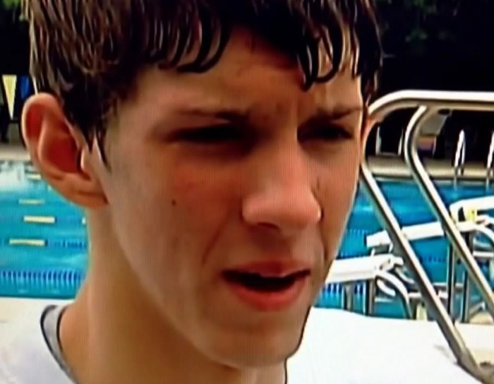 Watch young Michael Phelps describe his goals in an interview from 2001.