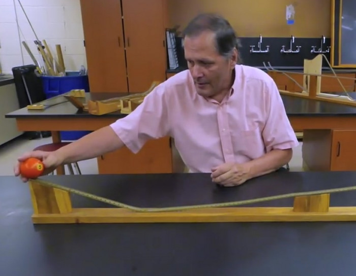 Homemade Science: Physics marble track.