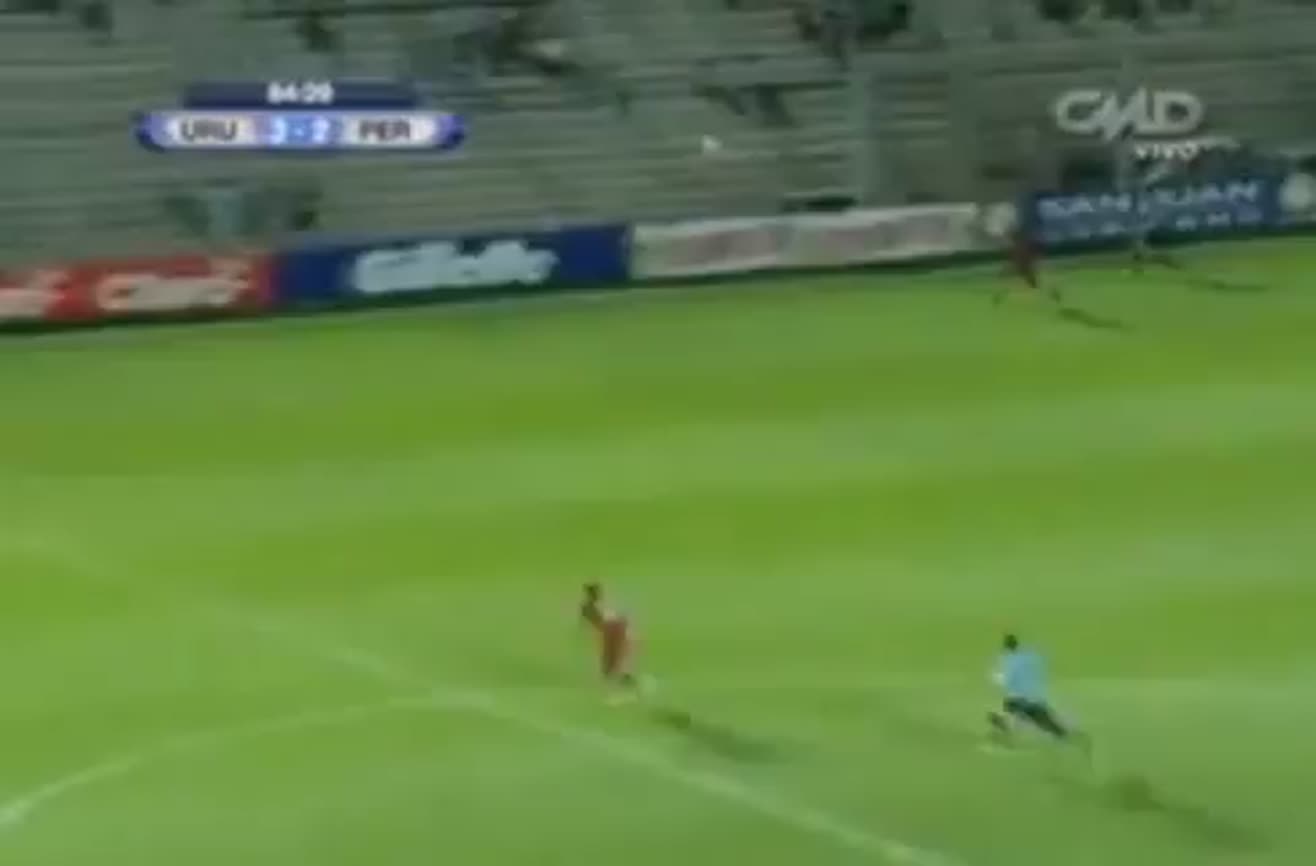 Goalkeeper's double save.