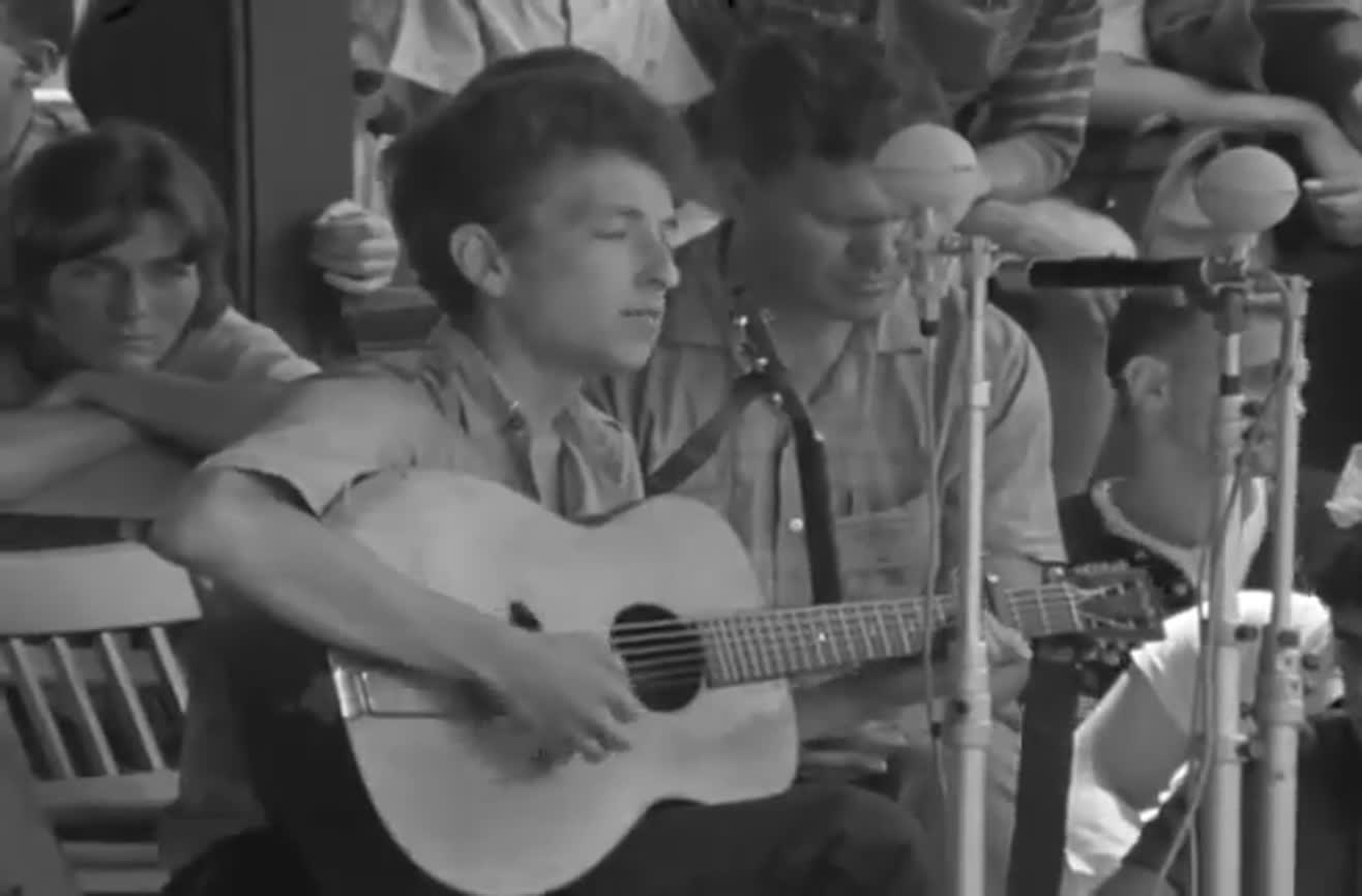50 years ago, Bob Dylan silenced the crowd with his performance of ...