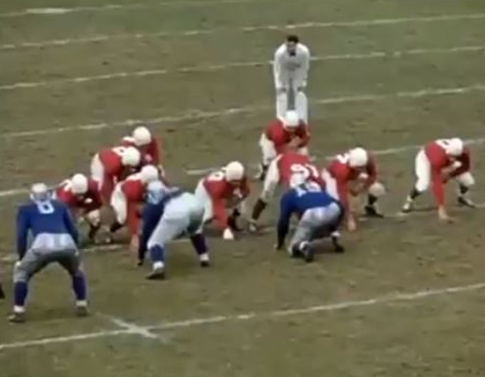 Incredibly clean footage of a 1939 NFL game between the Brooklyn ...