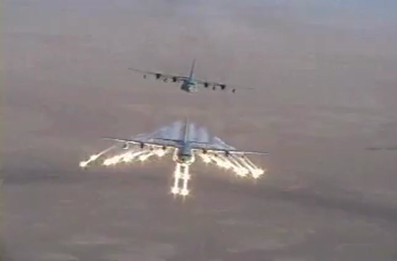 Two KC-130 aircraft make spectacular angel decoys.