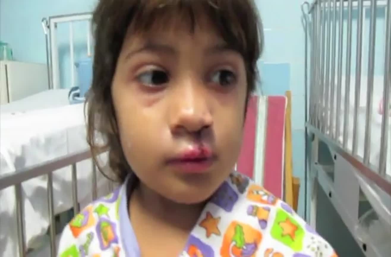 Changing faces with a smile.