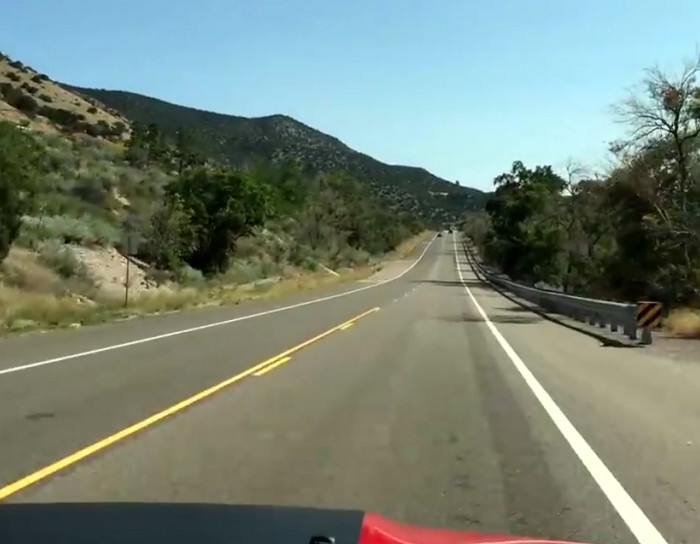 Musical rumble strips on Route 66.