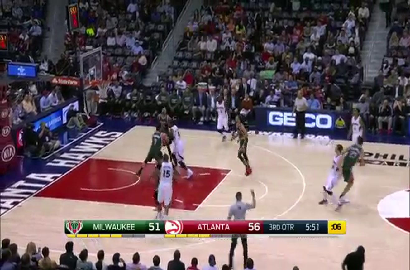 This player only needs one minute to prove why he's the NBA's best shooter.