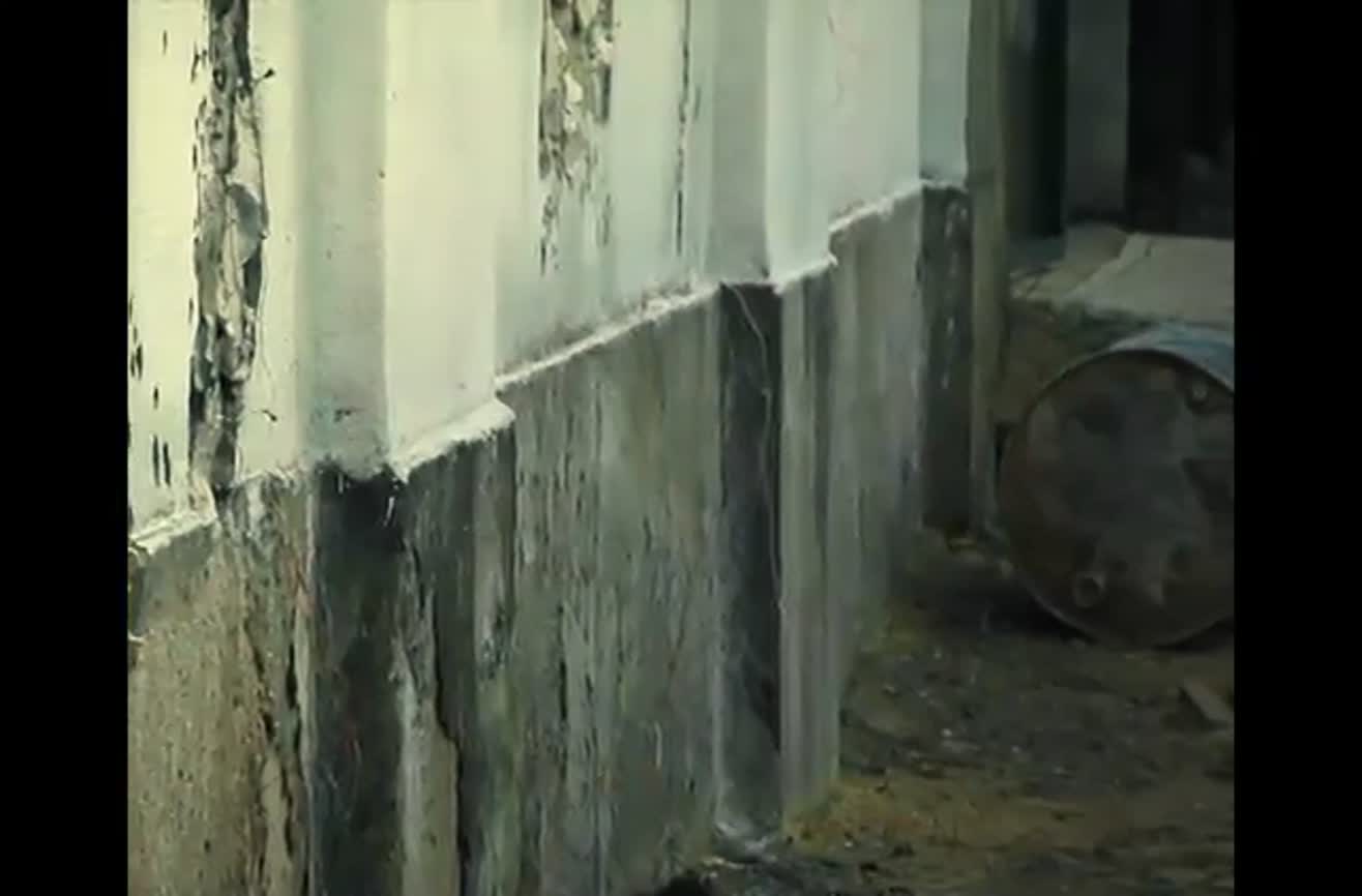 Street art made from explosions.