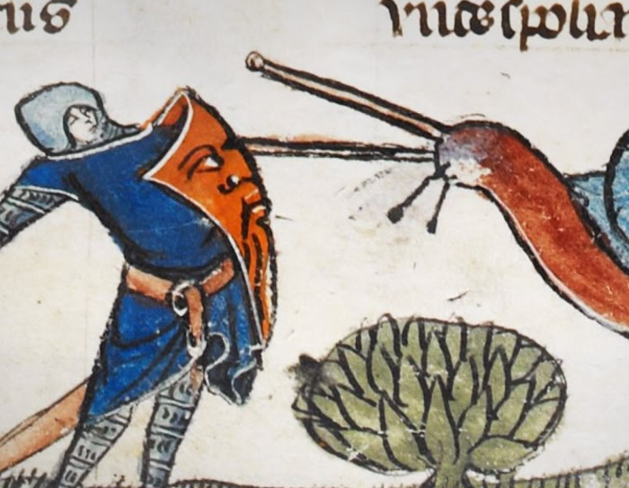 Why knights fought snails in medieval art.