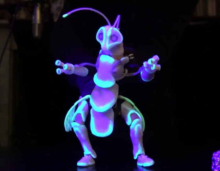 Beautiful bug puppet.