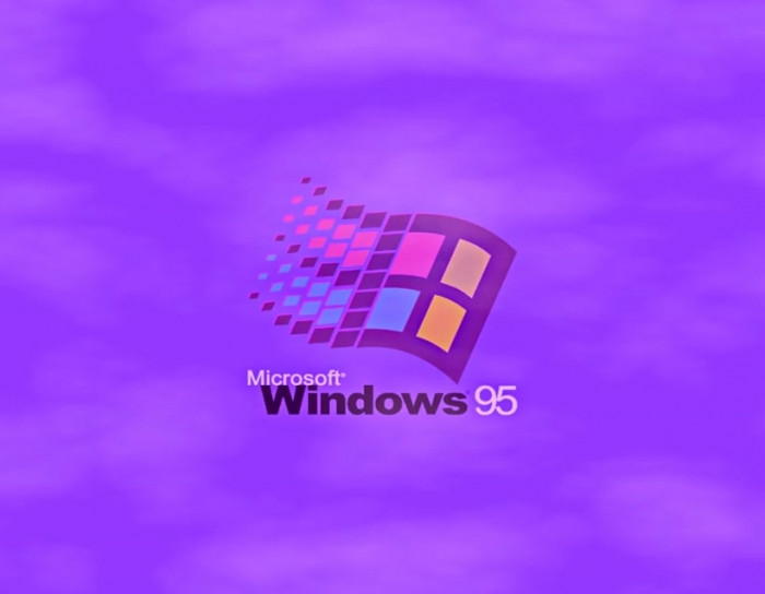 Windows 95 startup sound (slowed 4,000%).