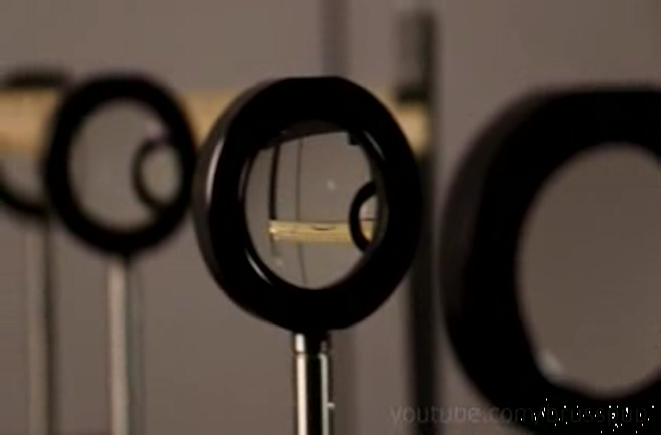 Amazing light-bending cloak experiment.
