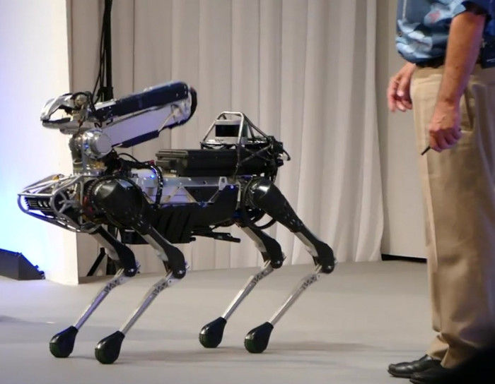 Boston Dynamics "Spot Mini" demonstration.