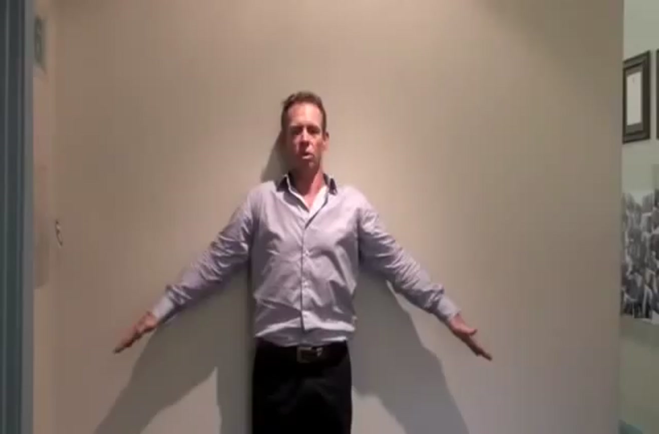 How to improve a hunchback posture with 3 short exercises.