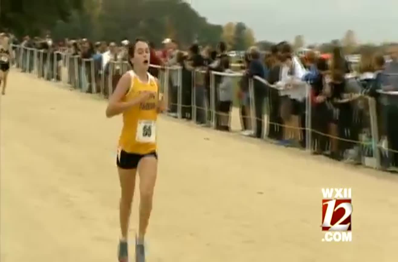 High school runner with MS wins races knowing she'll collapse at the ...