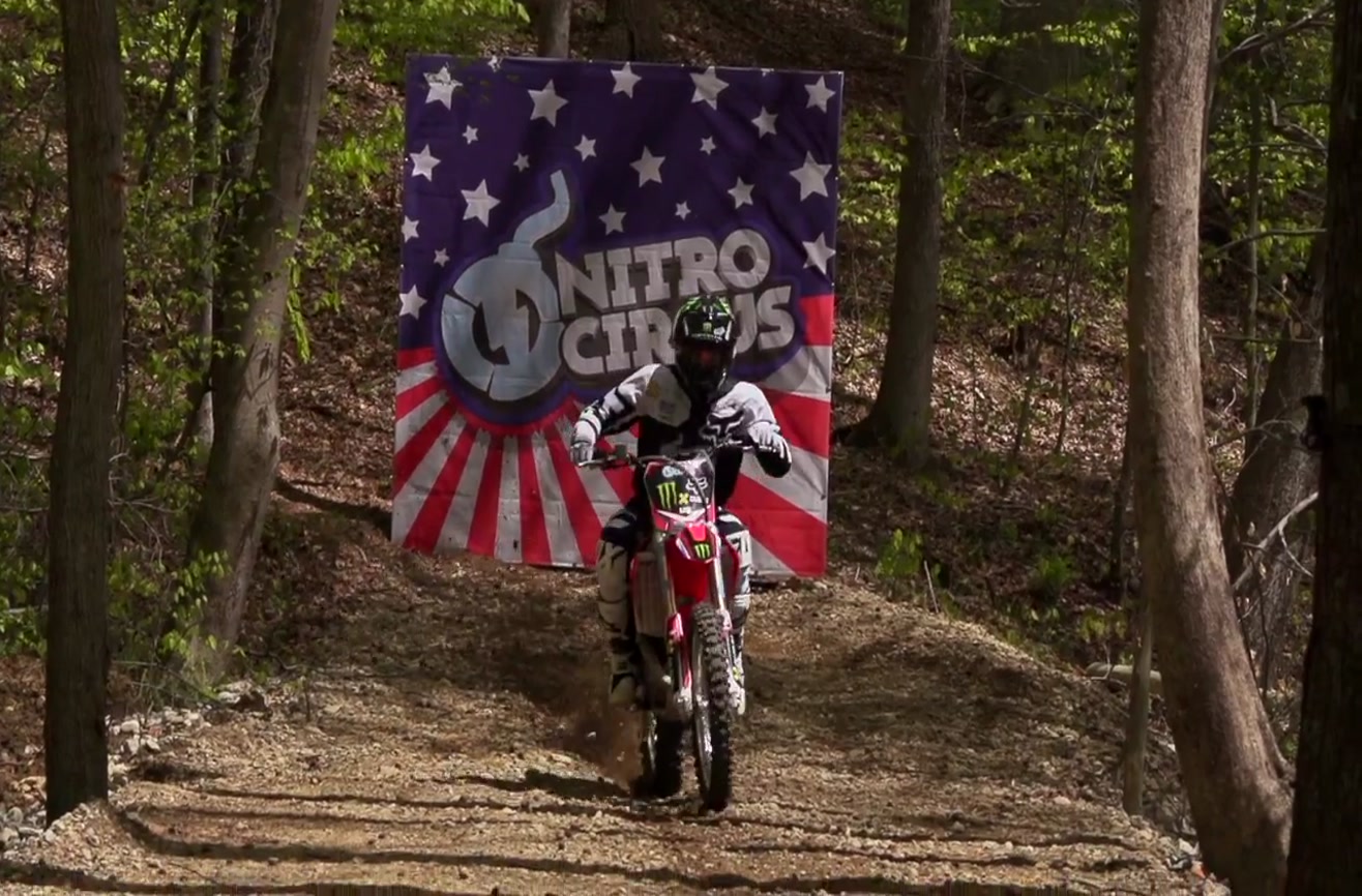 A brave man performs the world's first and only triple backflip on a ...