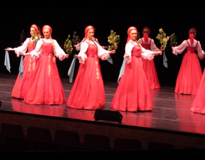 Traditional Russian dance where the performers appear to be floating ...