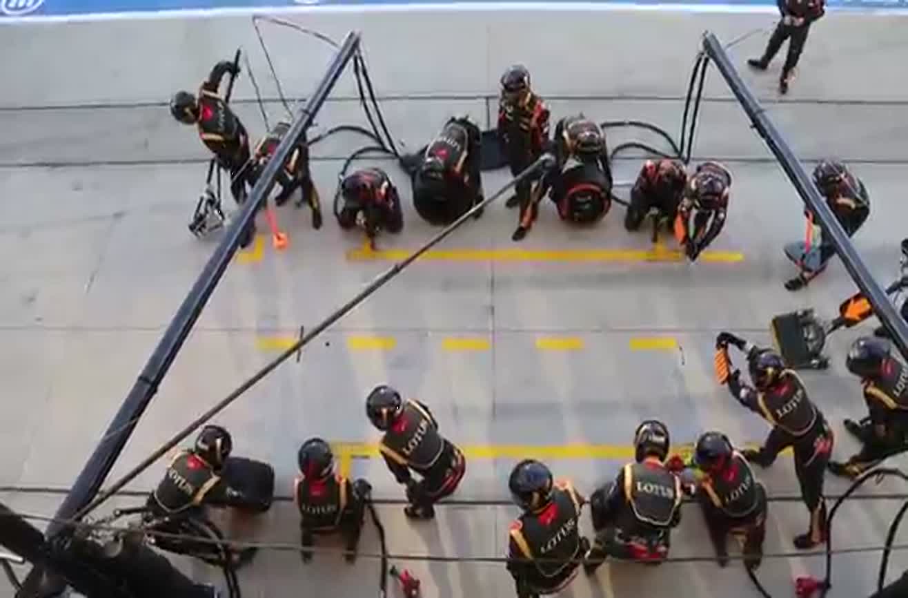 Formula One pit stops are amazing.