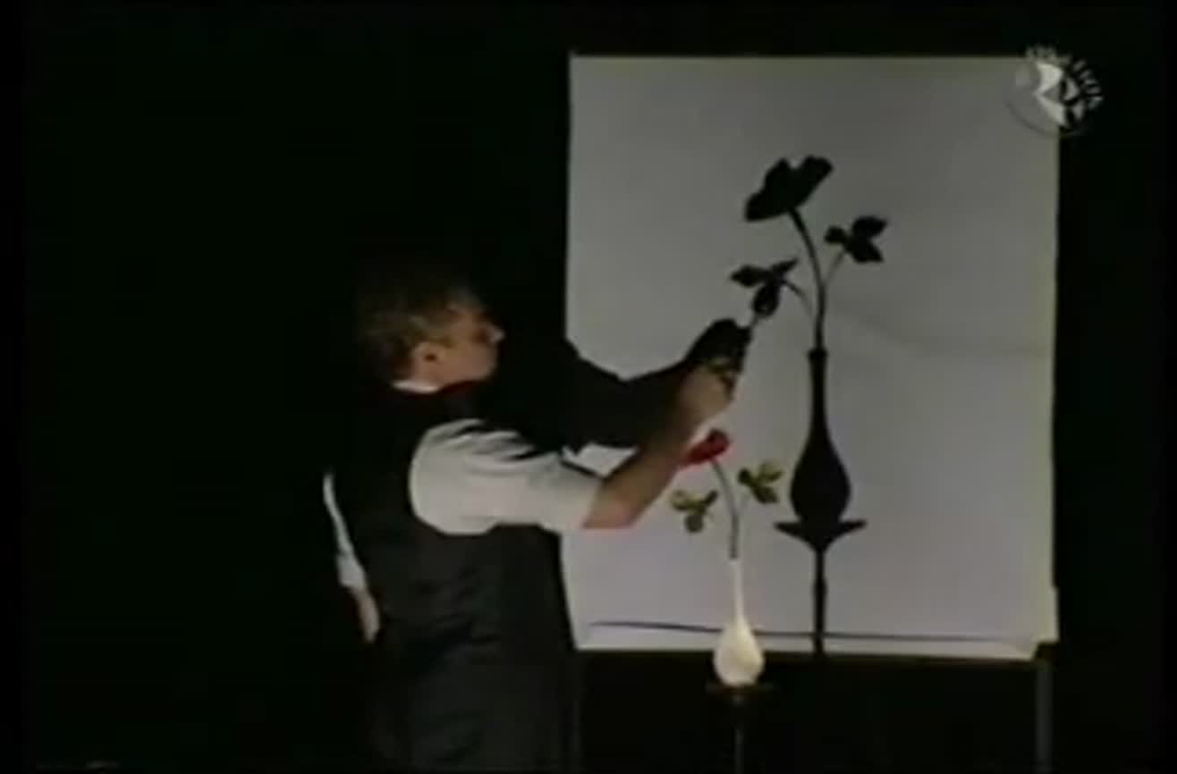 Teller's "Shadows" magic trick.