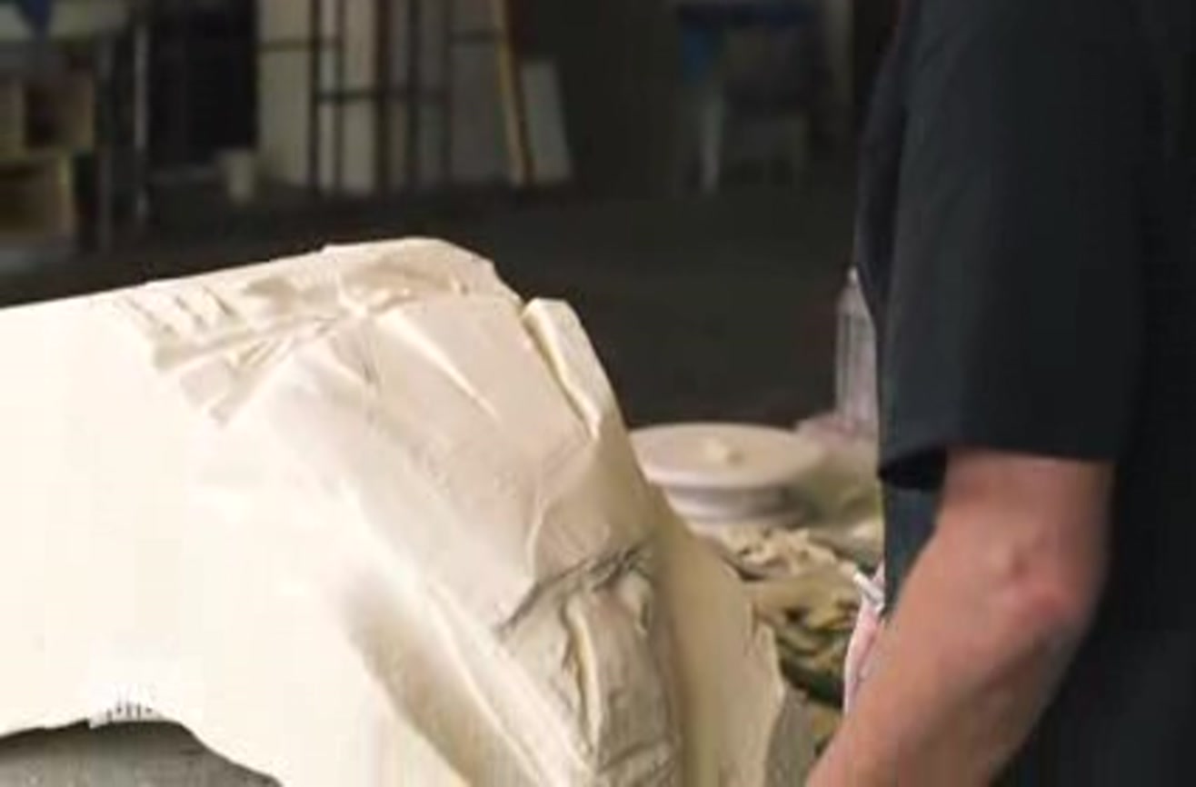 Super-fan builds "Guardians of the Galaxy" Groot swing set.