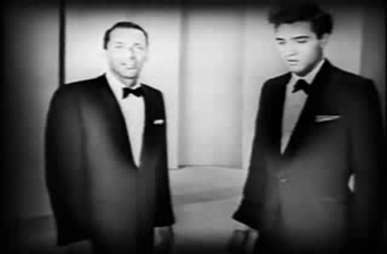 Rare footage of Frank Sinatra and Elvis Presley's duet.
