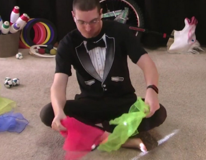 Laziest way to learn to juggle.