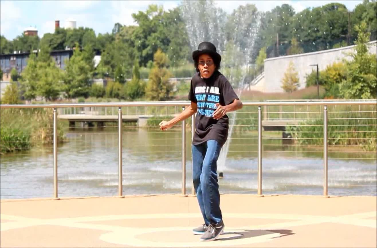 Rhythmic dance moves by Bryan "Chibi" Gaynor.