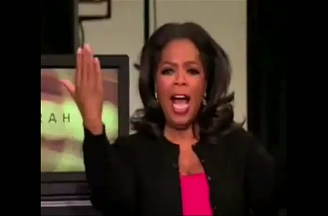 Oprah Yelling