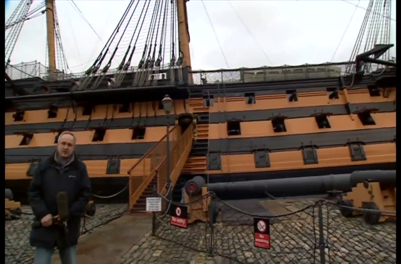 Time is finally catching up to this 19th century warship.