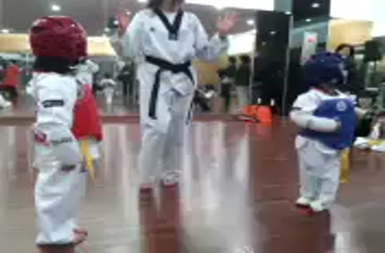 The most intense taekwondo fight ever.