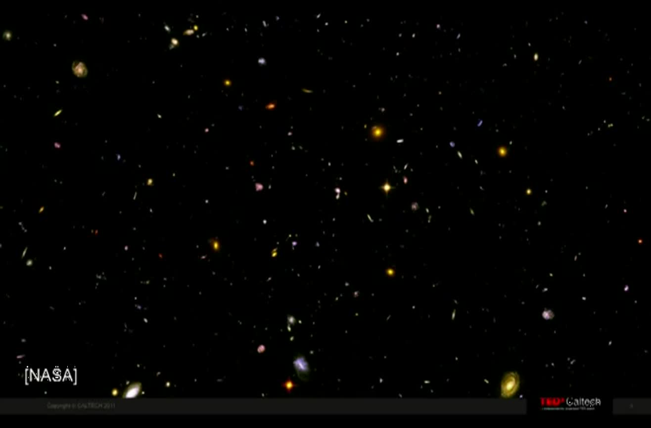 Distant time and the hint of a multiverse.