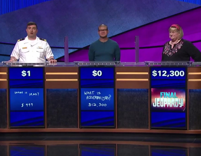 Man wins "Jeopardy" with $1.