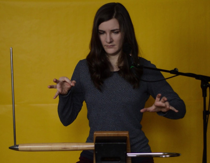 An impressive use of theremin and voice.