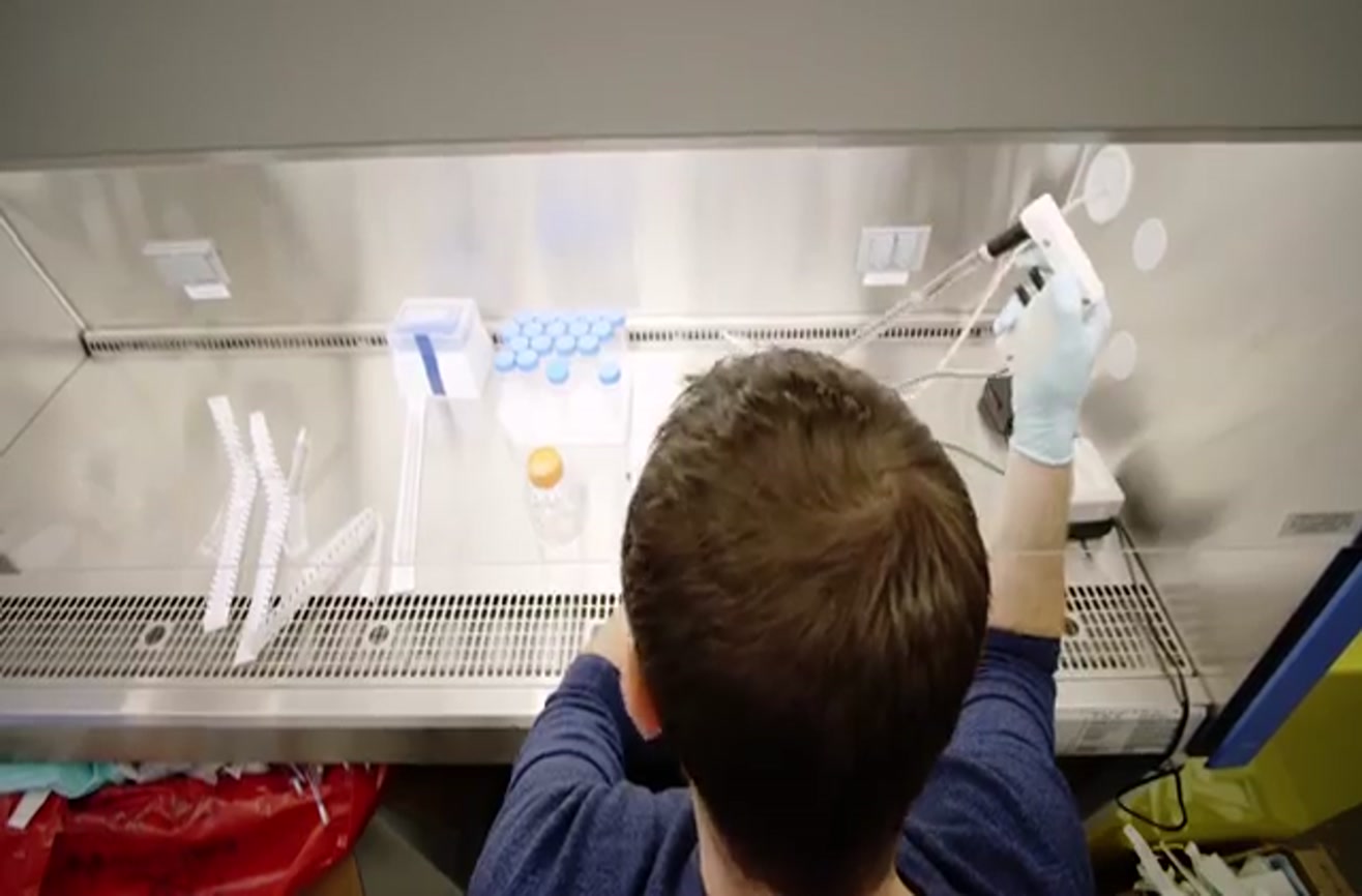 Scientists grow human bone in a lab.