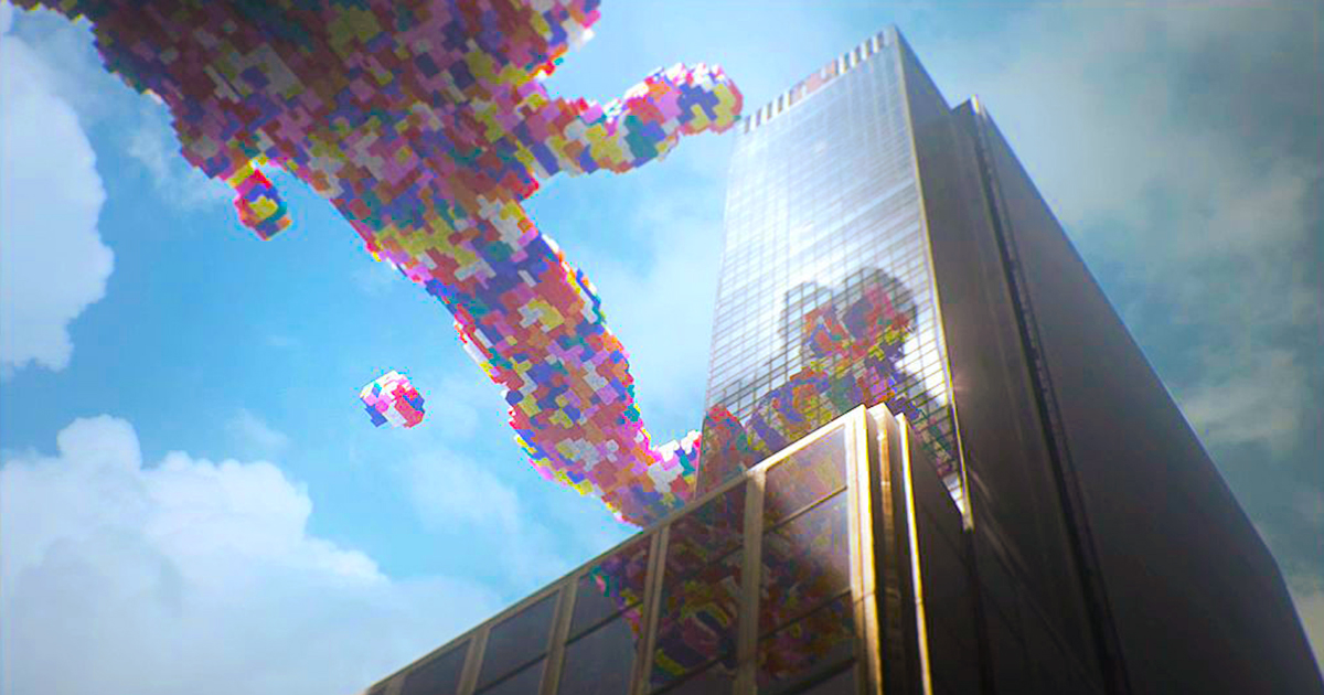A filmmaker brings pixels to life in this short animated film.