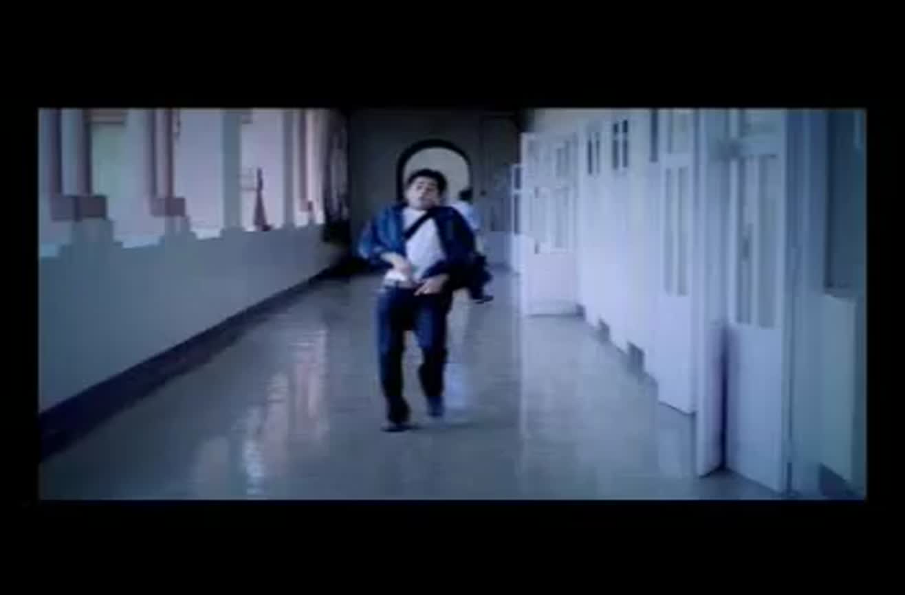 How to walk in a classroom when running late.