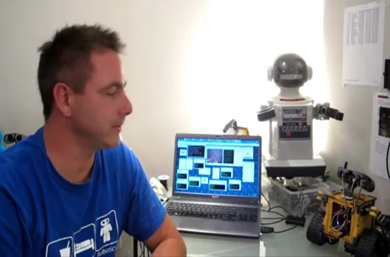 The real Wall-E robot.