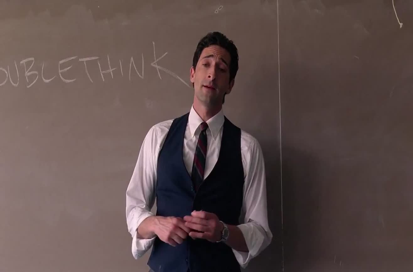 The doublethink concept.