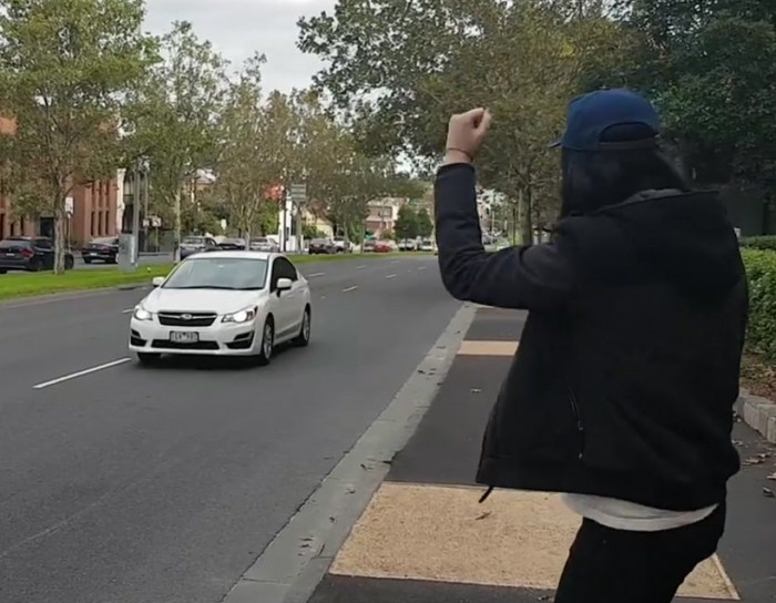 How to get a blimp pilot's attention... work up to it.
