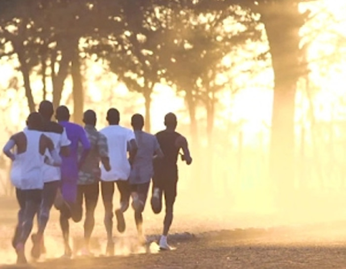 A succinct illustration of just how absurdly fast elite marathoners run.