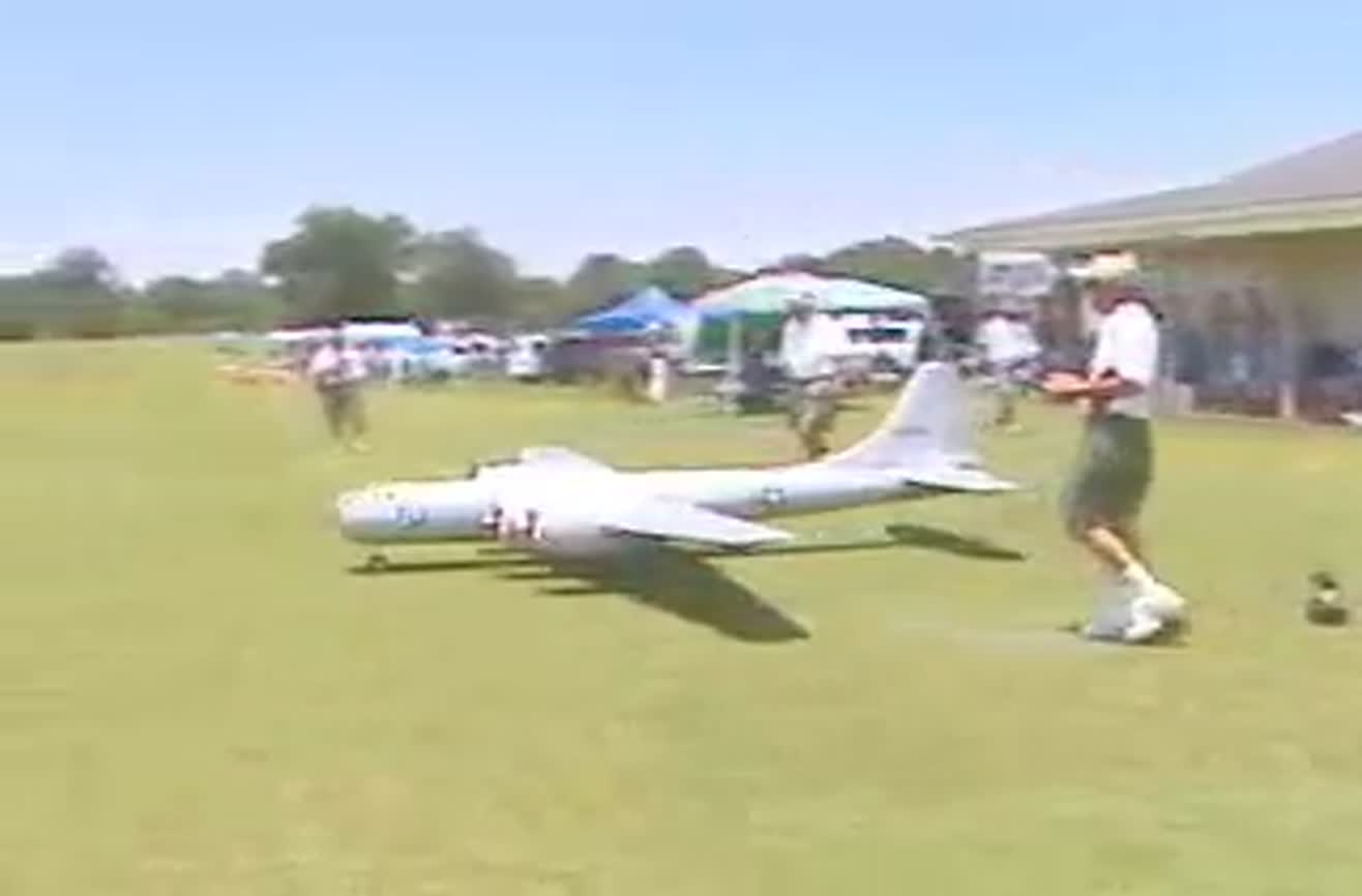 RC B-29 with X-1 rocket airplane.