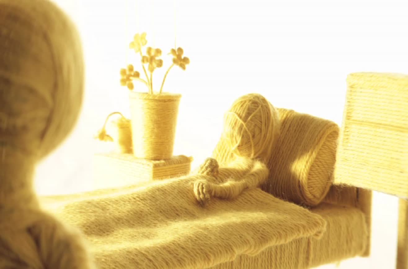 Moving On: A stop motion music video made with yarn.