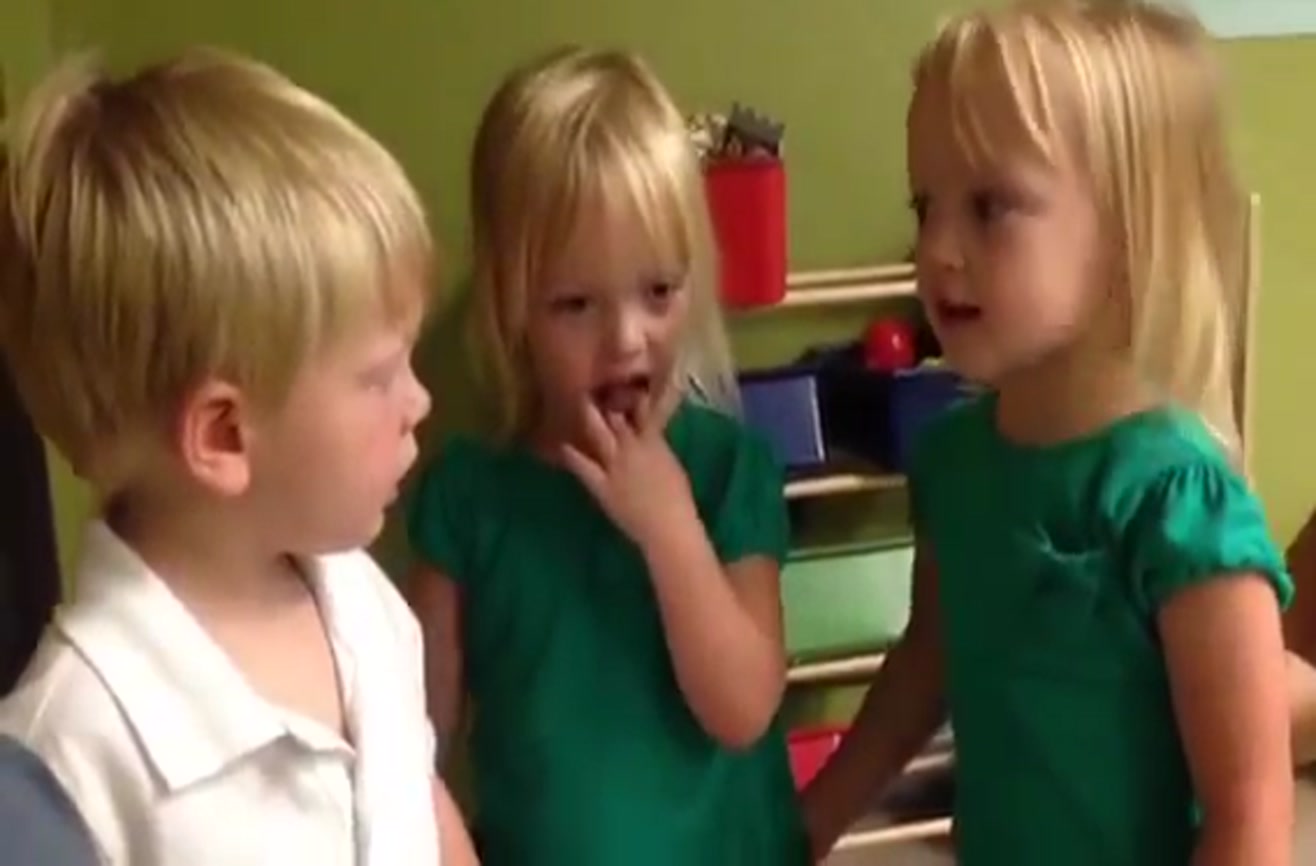 The most adorable children's argument.