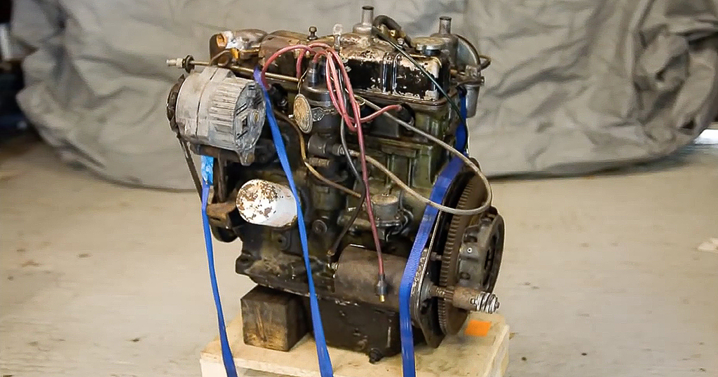 Over 11 months he completely transforms this old motor into something ...