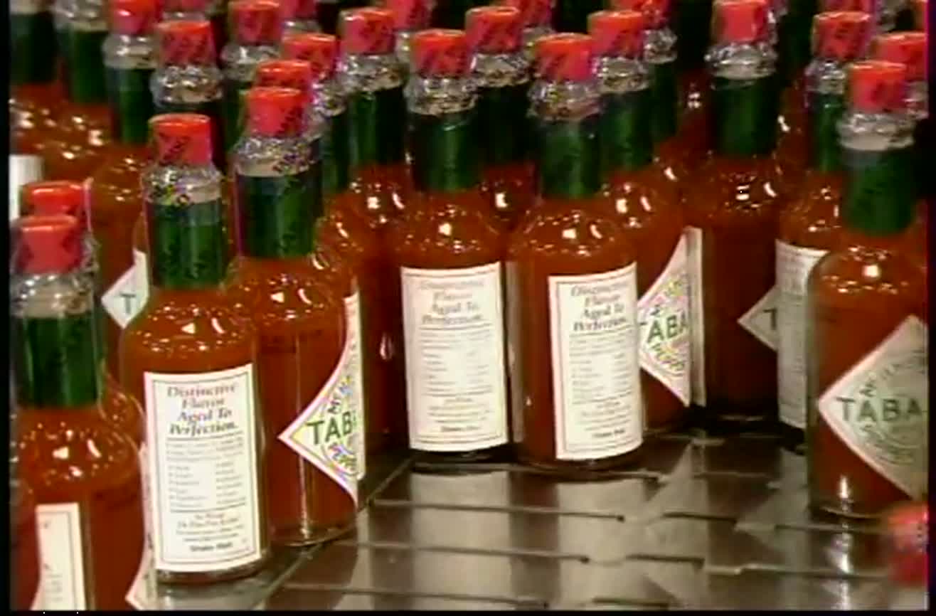 How Tabasco sauce is made.