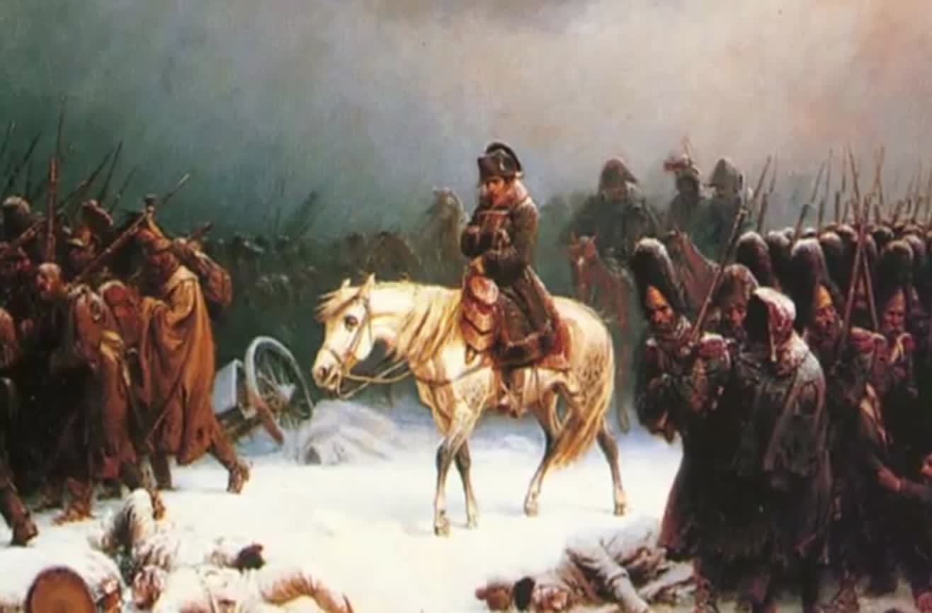 The greatest infographic ever of Napoleon's invasion of Russia.