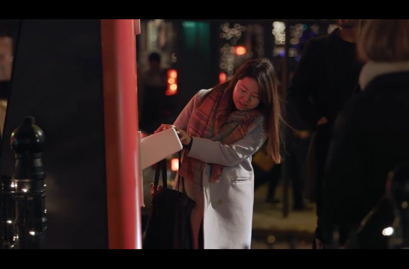 What happens when you flip this giant light switch?