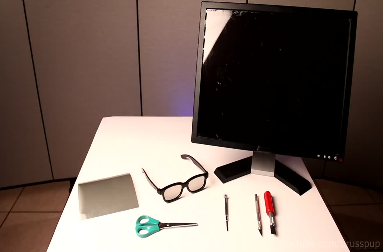 How to build a secret monitor that only you can see.