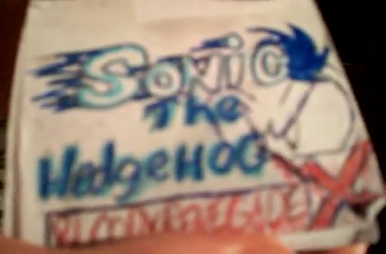 Flipbook animation: Sonic the Hedgehog 3.