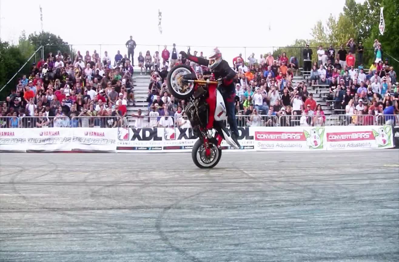World's best motorcycle stunt rider.