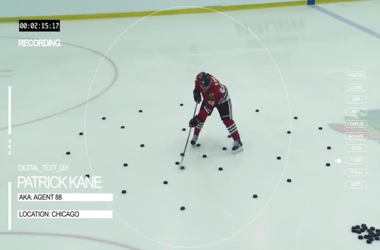 Patrick Kane's stickhandling is not of this Earth.